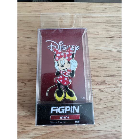 Disney | Other | Retired Mini Minnie Mouse Figpin M5 Enamel Pin Disney ...